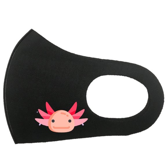Handmade | Accessories | Kawaii Cute Axolotl Face Mask Washable ...
